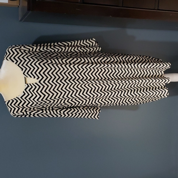 Tacera | Dresses | Tacera Chevron Shift Dress With Keyhole Neckline ...